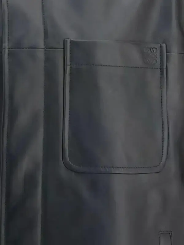 Loewe Leather Shirt Jacket
