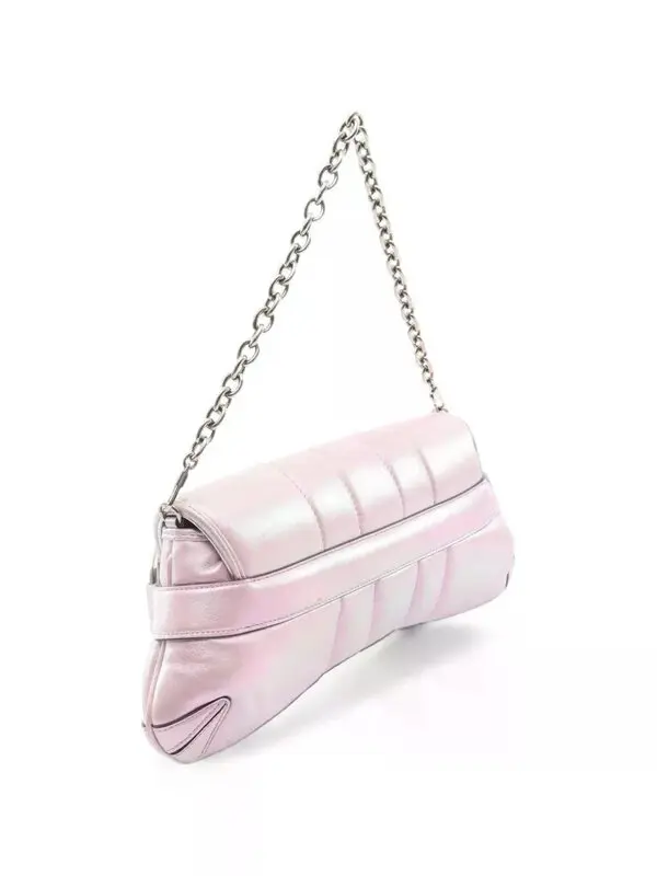 Gucci 2010s Horsebit Chain Handbag - Pink
