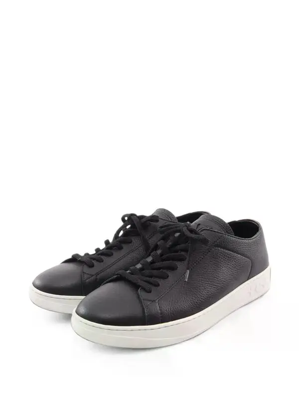 LOUIS VUITTON Resort Line Leather Sneakers - Black