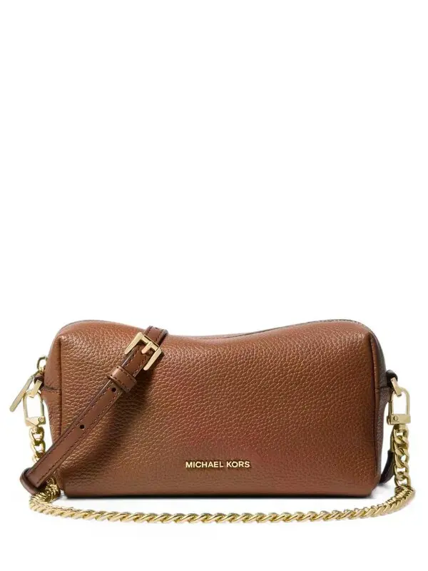 Michael Kors Bryant Small Pebbled-leather Crossbody Bag - Brown