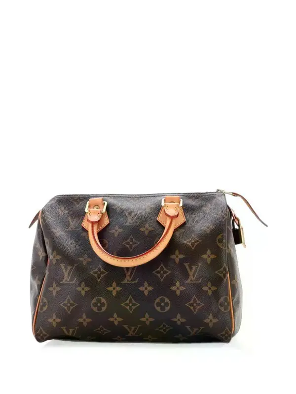 LOUIS VUITTON Speedy Handbag Monogram Canvas 25 Satchel