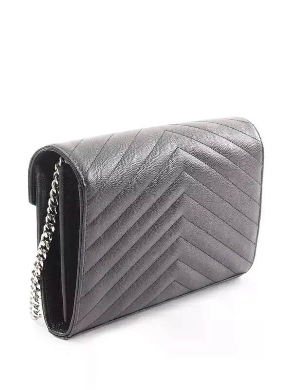 Saint Laurent 2020s Cassandre Quilted Clutch Bag