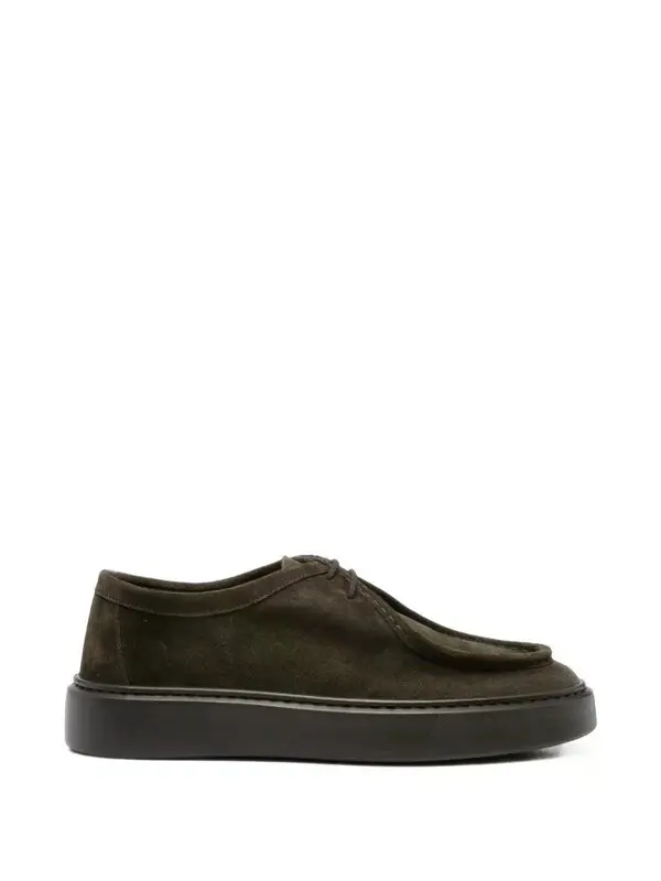DOUCAL'S Suede Boat Shoes - Green