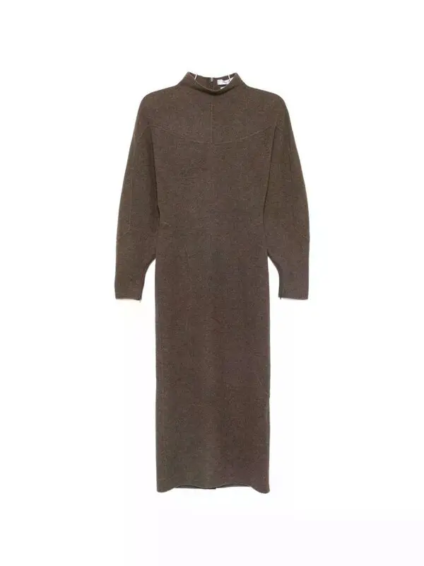 Max Mara Balloon Sleeve Midi Dress