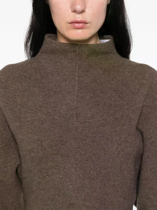 Max Mara Balloon Sleeve Midi Dress