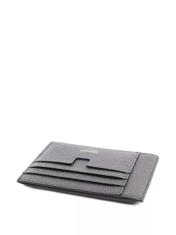 TOM FORD 2020s T-line Leather Card Case