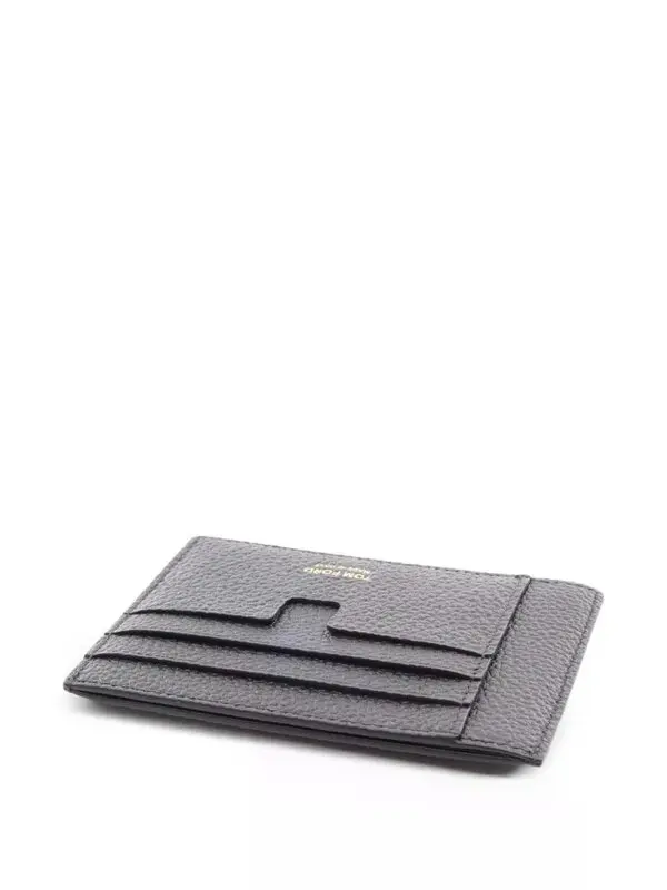 TOM FORD 2020s T-line Leather Card Case
