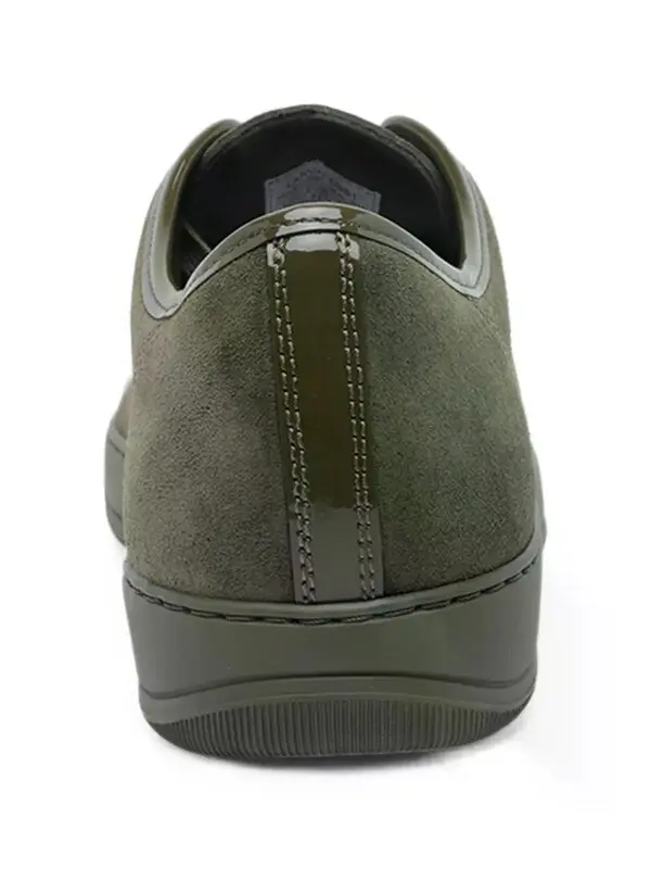 LANVIN Patent-toe Suede Sneakers