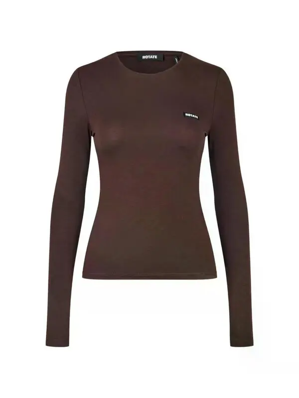 ROTATE BY BIRGER CHRISTENSEN Long-sleeve T-shirt - Brown