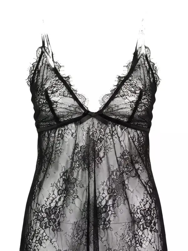 TOM FORD Lace-trim Tank Top - Black
