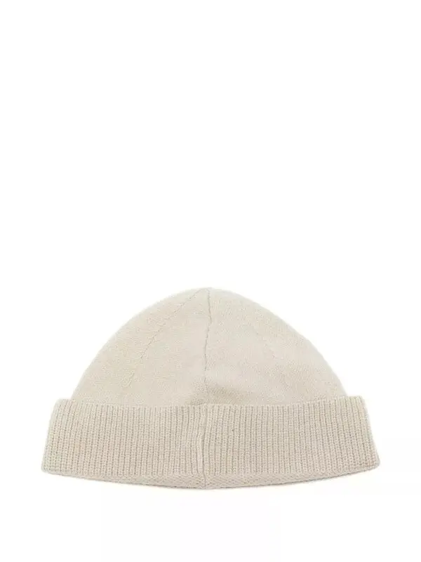 Stone Island Logo Patch Beanie Hat