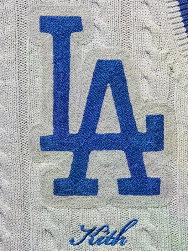 Kith X Los Angeles Dodgers Aiken Cable-knit Sweater Vest