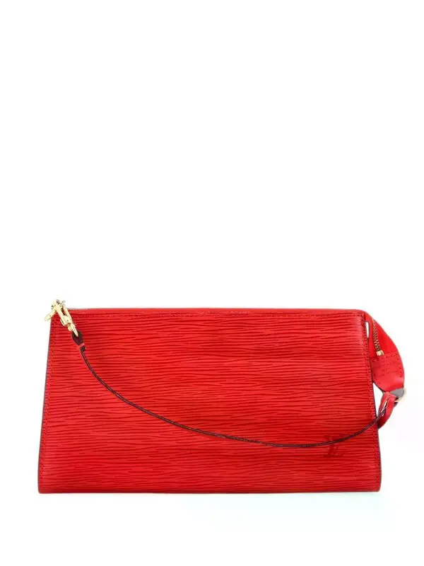LOUIS VUITTON Pochette Accessoires Epi Leather Clutch Bag