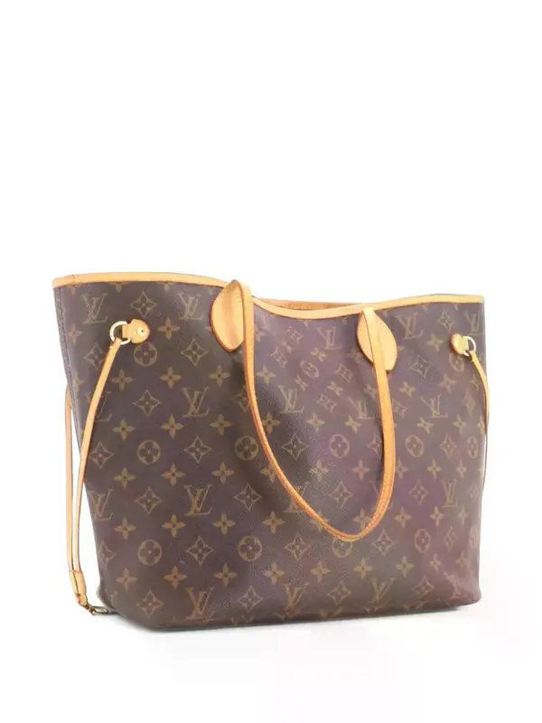 LOUIS VUITTON Neverfull Monogram Canvas Mm Tote Bag - Brown