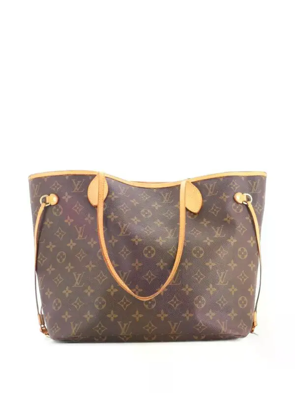 LOUIS VUITTON Monogram Canvas Tote Bag - Brown