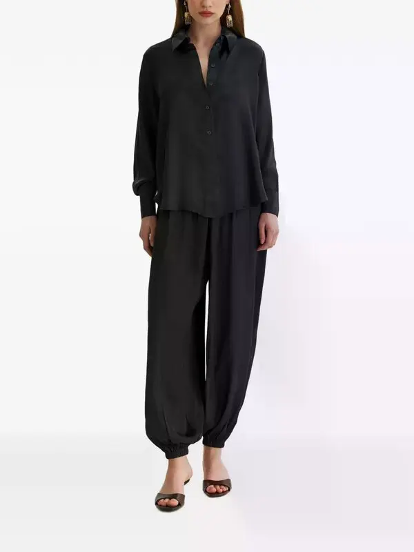 FRAMBOISE Zayd Silk Trousers