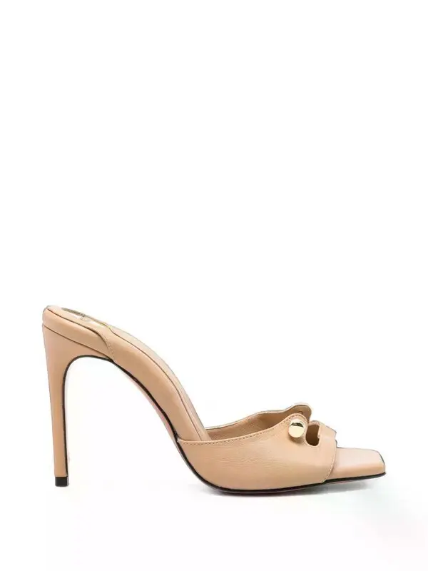 HARDOT Bar Detail Stiletto Sandals