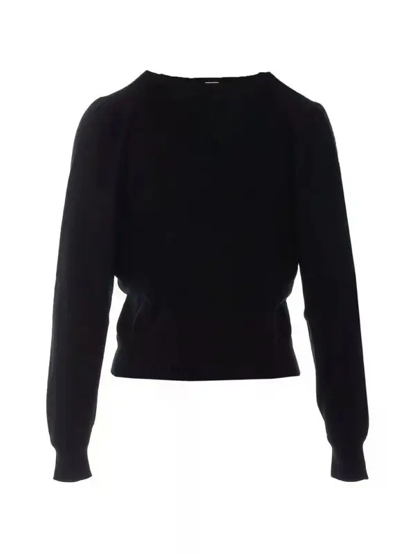 TWINSET V-neck Puff Sleeve Sweater