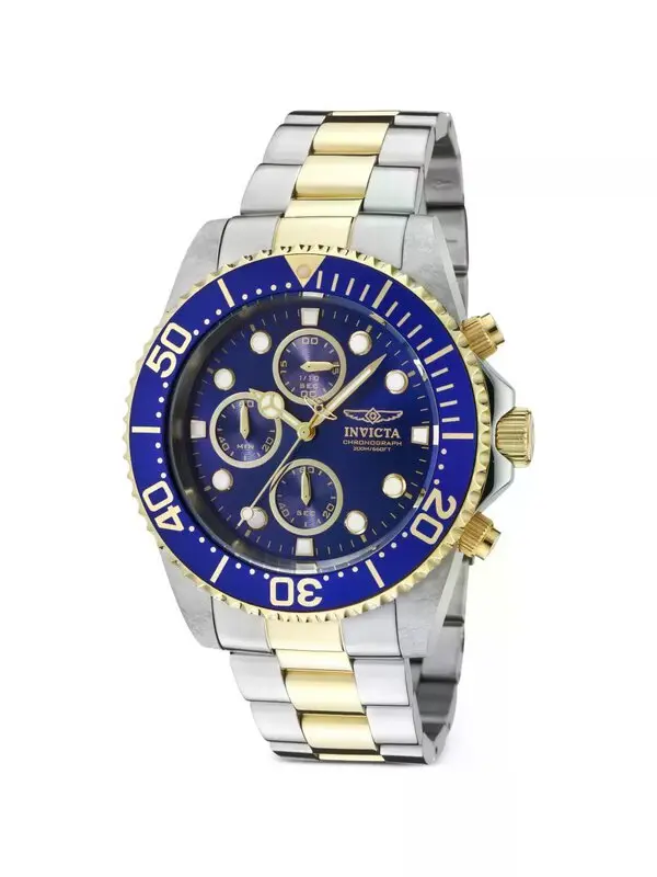 INVICTA Pro Diver Chronograph Watch - Blue