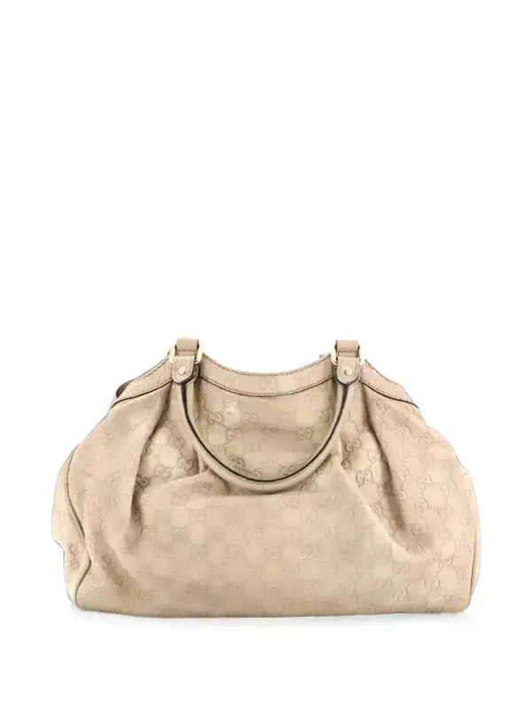 Gucci Sukey Guccissima Leather Medium Tote Bag - Neutrals
