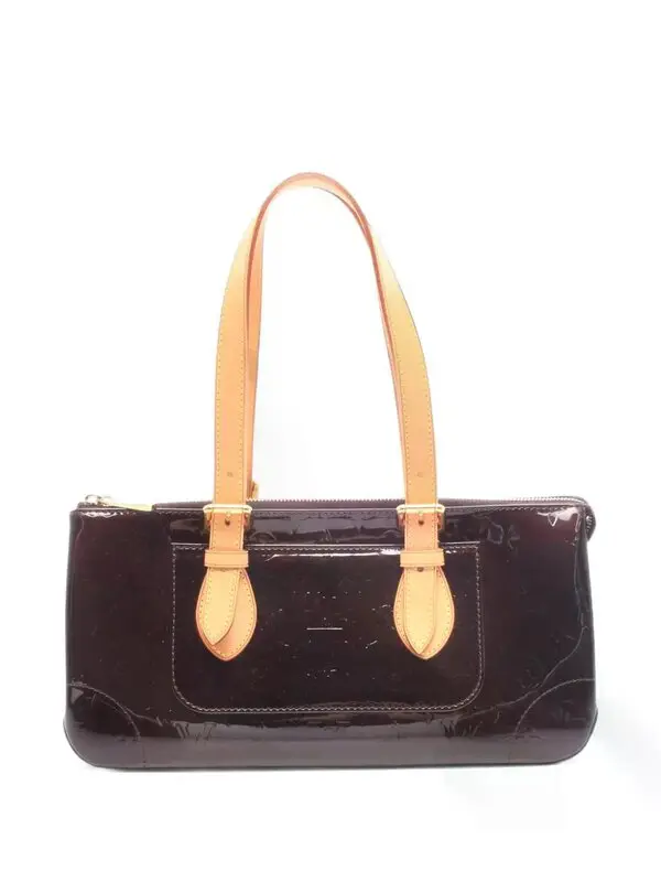 LOUIS VUITTON 2009 Rosewood Avenue Vernis Monogram Tote Bag - Brown