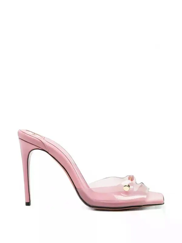 HARDOT Transparent-strap 9 To 5 Sandals - Pink