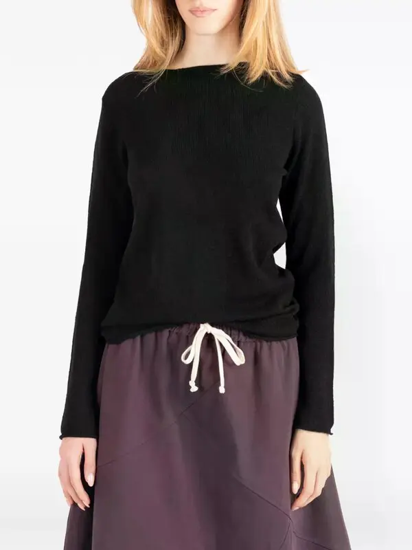 SOCIETE ANONYME Charlize Fine-knit Cashmere Sweater - Black