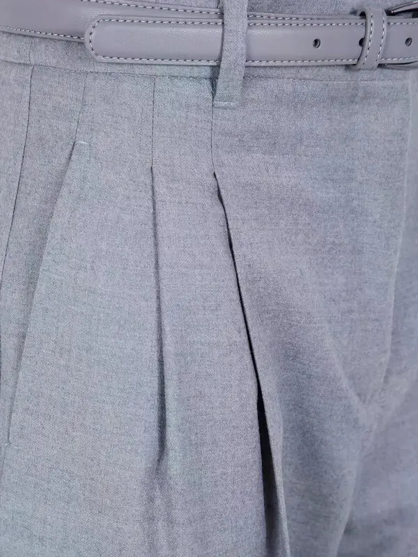 Max Mara Belted Pleated Trousers