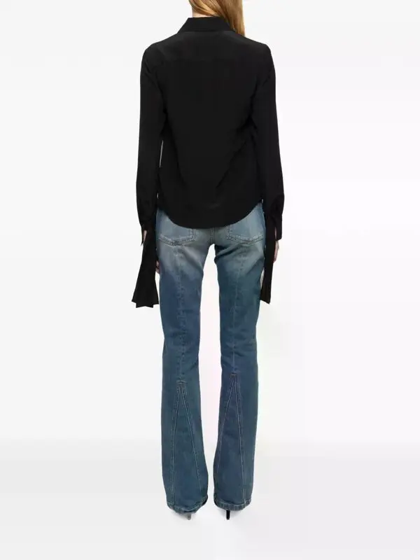 Zadig&Voltaire Turma Silk Shirt With Tie-detail Cuffs