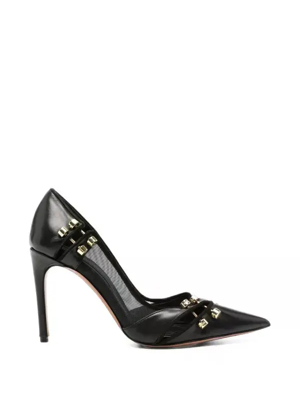 HARDOT Addicted Mesh-panel Pumps - Black