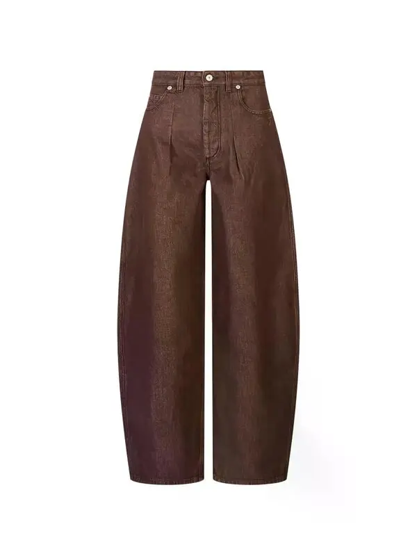 Jacquemus The De-nîmes Ovalo Denim Pants - Brown