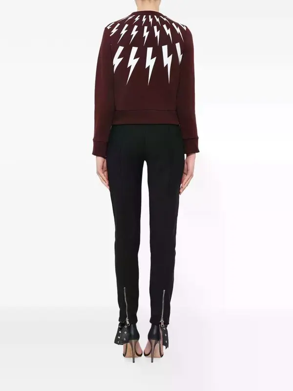 Neil Barrett Fair Isle Thunderbolt Sweatshirt