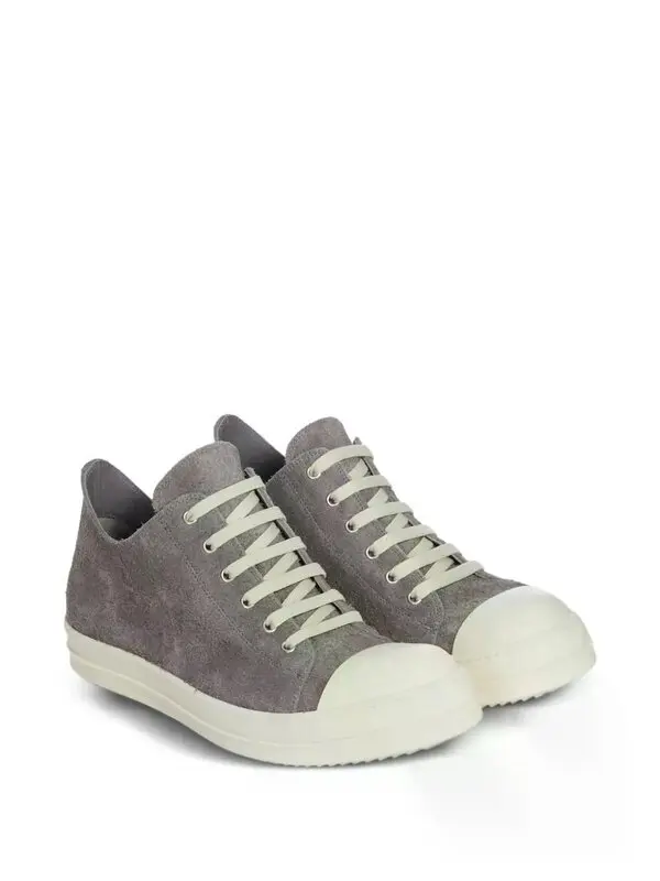 Rick Owens Leather Lace-up Sneakers