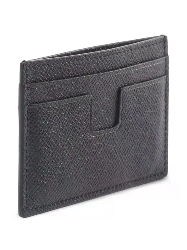 TOM FORD 2020s T-line Leather Card Holder