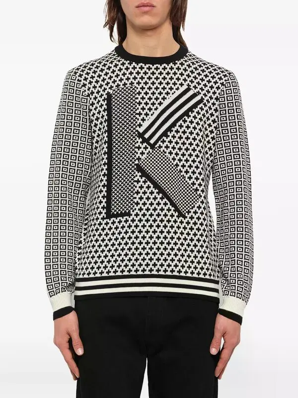 Kenzo Fair Isle Intarsia-knit Sweatshirt