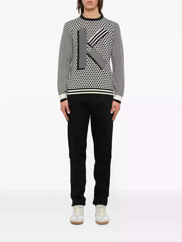 Kenzo Fair Isle Intarsia-knit Sweatshirt