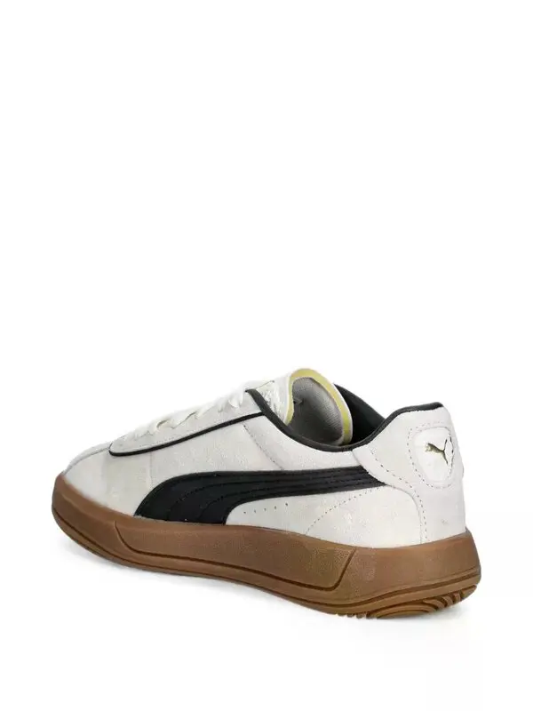 PUMA Logo Print Suede Sneakers