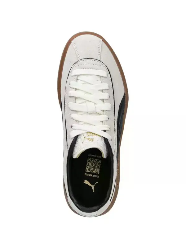 PUMA Logo Print Suede Sneakers