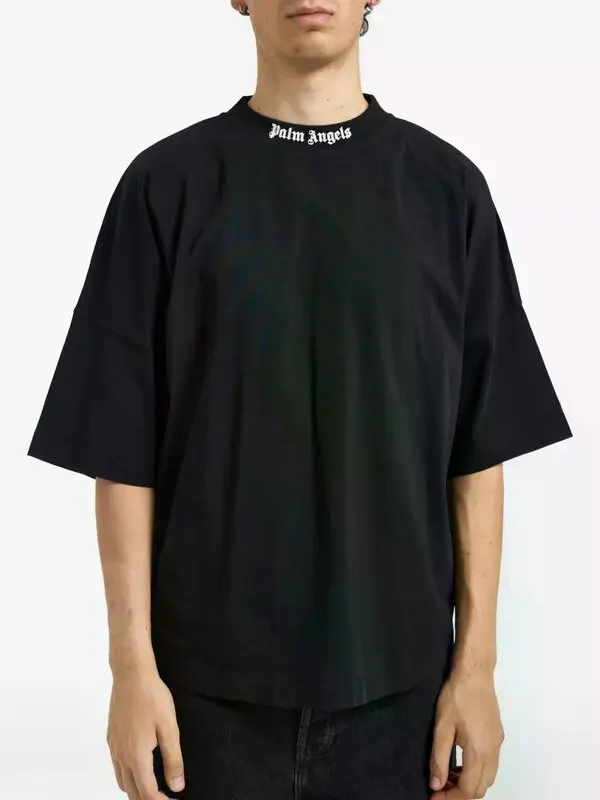 Palm Angels Logo-print T-shirt - Black