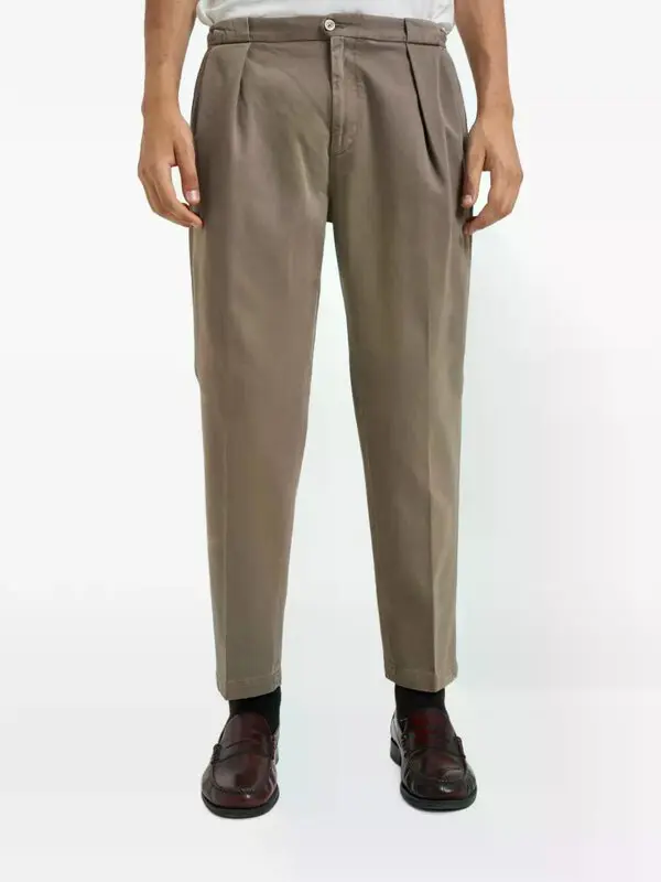BRIGLIA 1949 Bellod Pleated Tapered Trousers