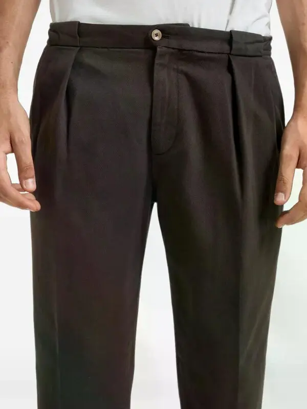 BRIGLIA 1949 Pleated Tapered-leg Trousers