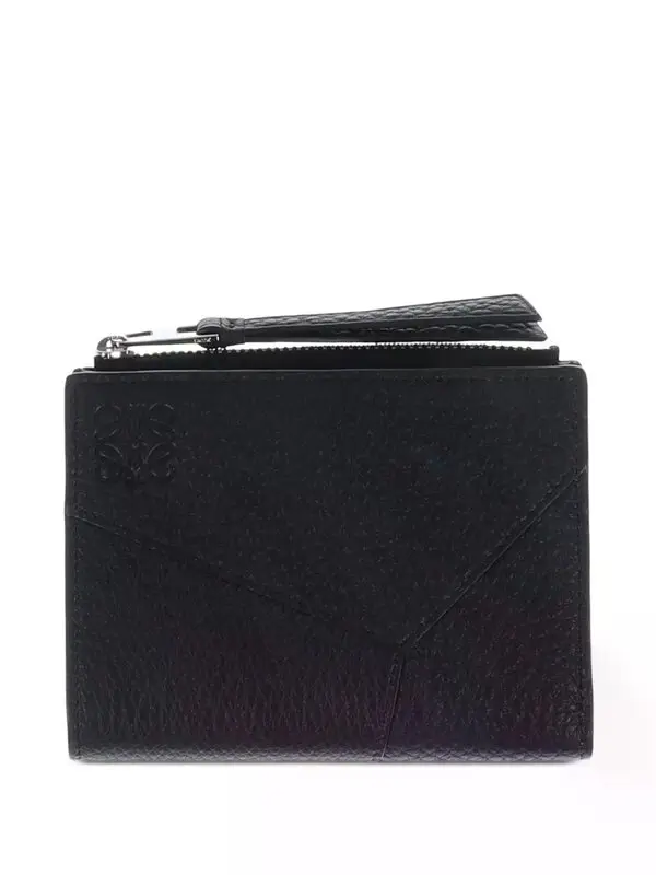 Loewe Puzzle Leather Wallet - Black