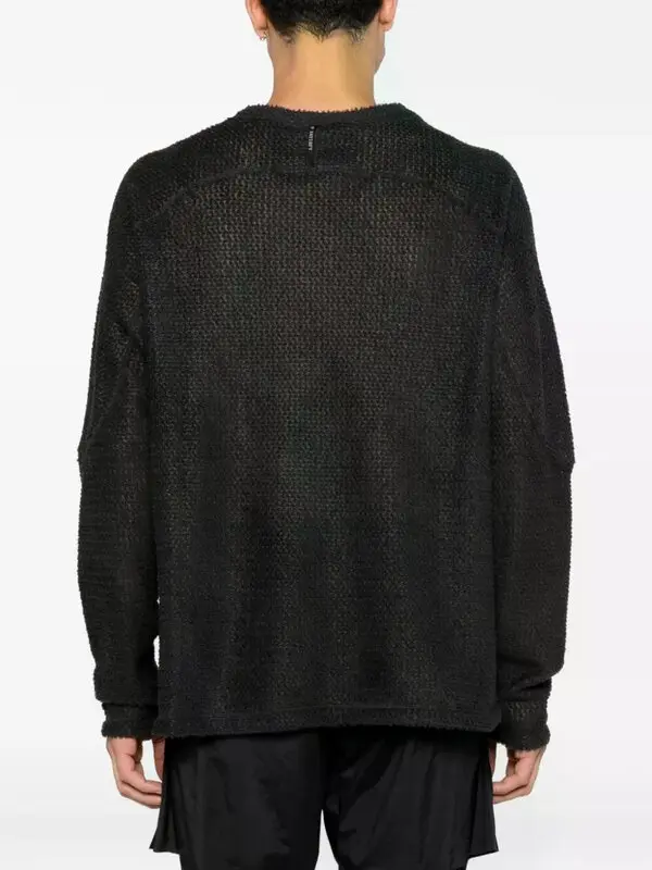 Satisfy Waffle-knit Raglan-sleeve Sweater