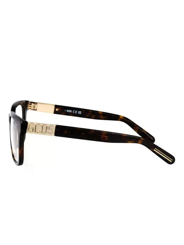 Gcds Tortoiseshell Logo Glasses