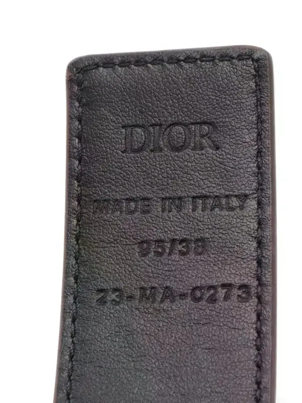 Dior Reversible Oblique Leather Belt