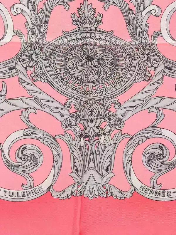 Hermès 2010s Les Tuileries Silk Scarf