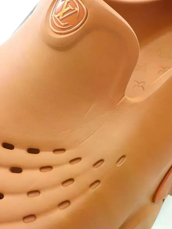 LOUIS VUITTON 2010s Shark Clog Slip-on Mules
