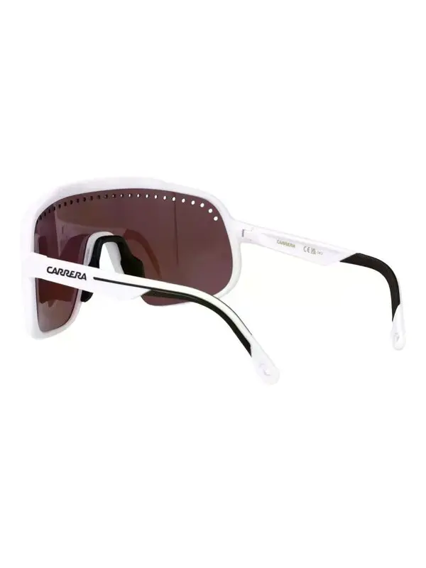 Carrera Eyewear Perforated Shield-frame Sunglasses