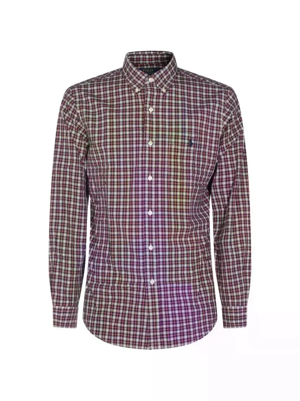 Polo Ralph Lauren Custom Fit Plaid Poplin Shirt