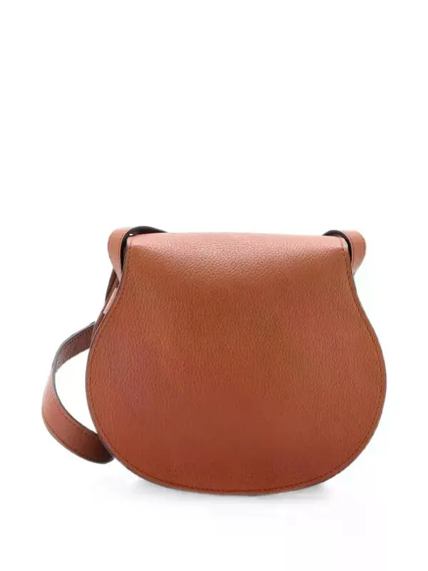 Chloé Marcie Leather Mini Crossbody Bag - Brown